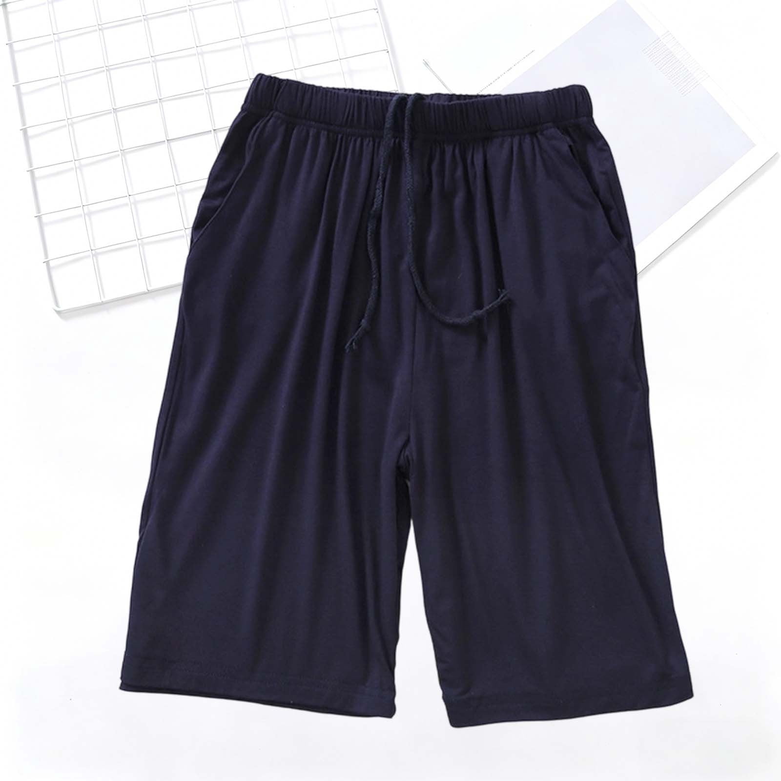 qelini Lounge Shorts Women Plus Size Model with Pocket Elastic Waist ...