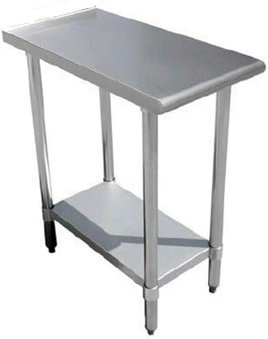 qfyfedhgh Commercial Stainless Steel Food Prep Work Table 30" x 18 ...