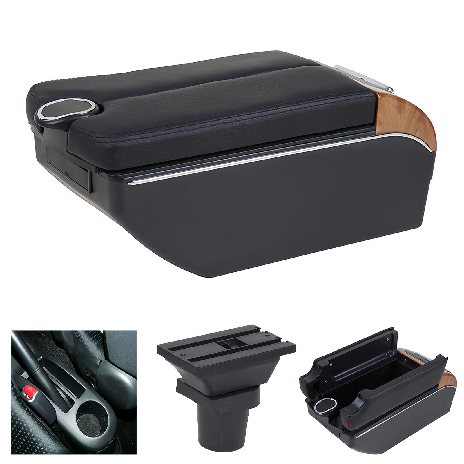 qiden Armrest Box for Toyota Yaris Vitz 2006 2007 2008 2009 2010 2011 ...