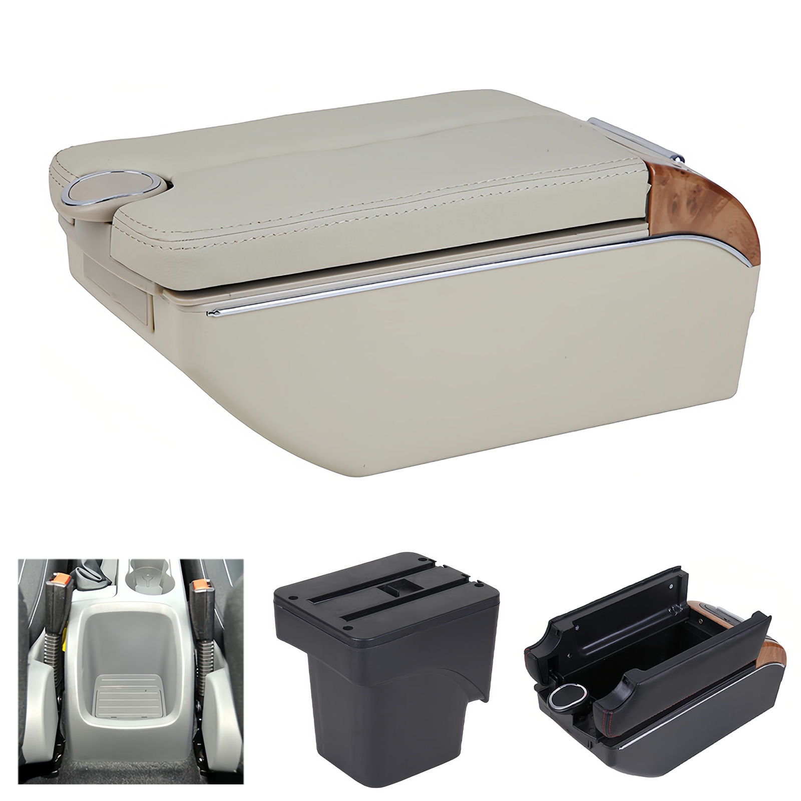 qiden Car Armrest Box for Ford Focus 2 MK2 2005 2006 2007 2008 2009 ...
