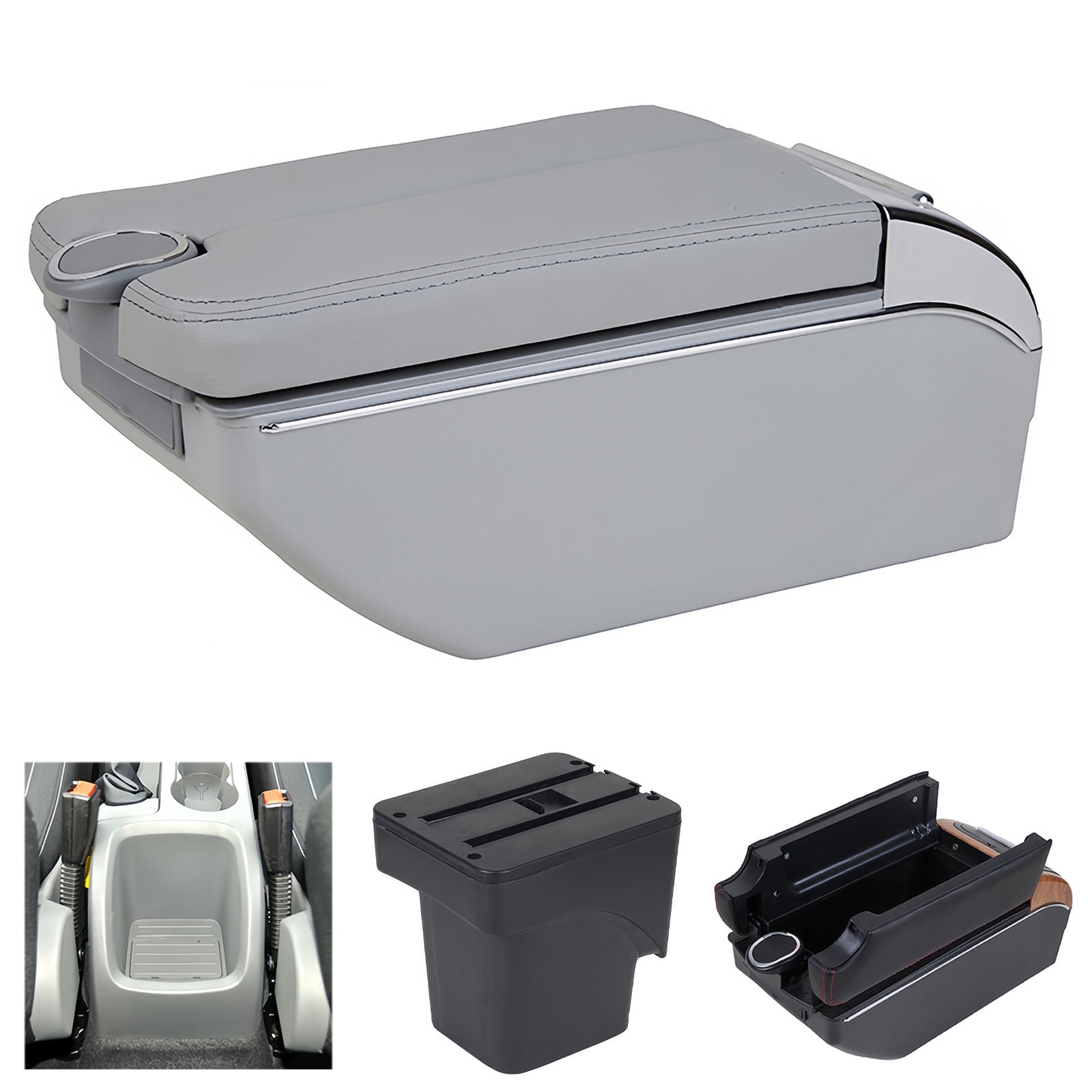 qiden Car Armrest Box for Ford Focus 2 MK2 2005 2006 2007 2008 2009 ...