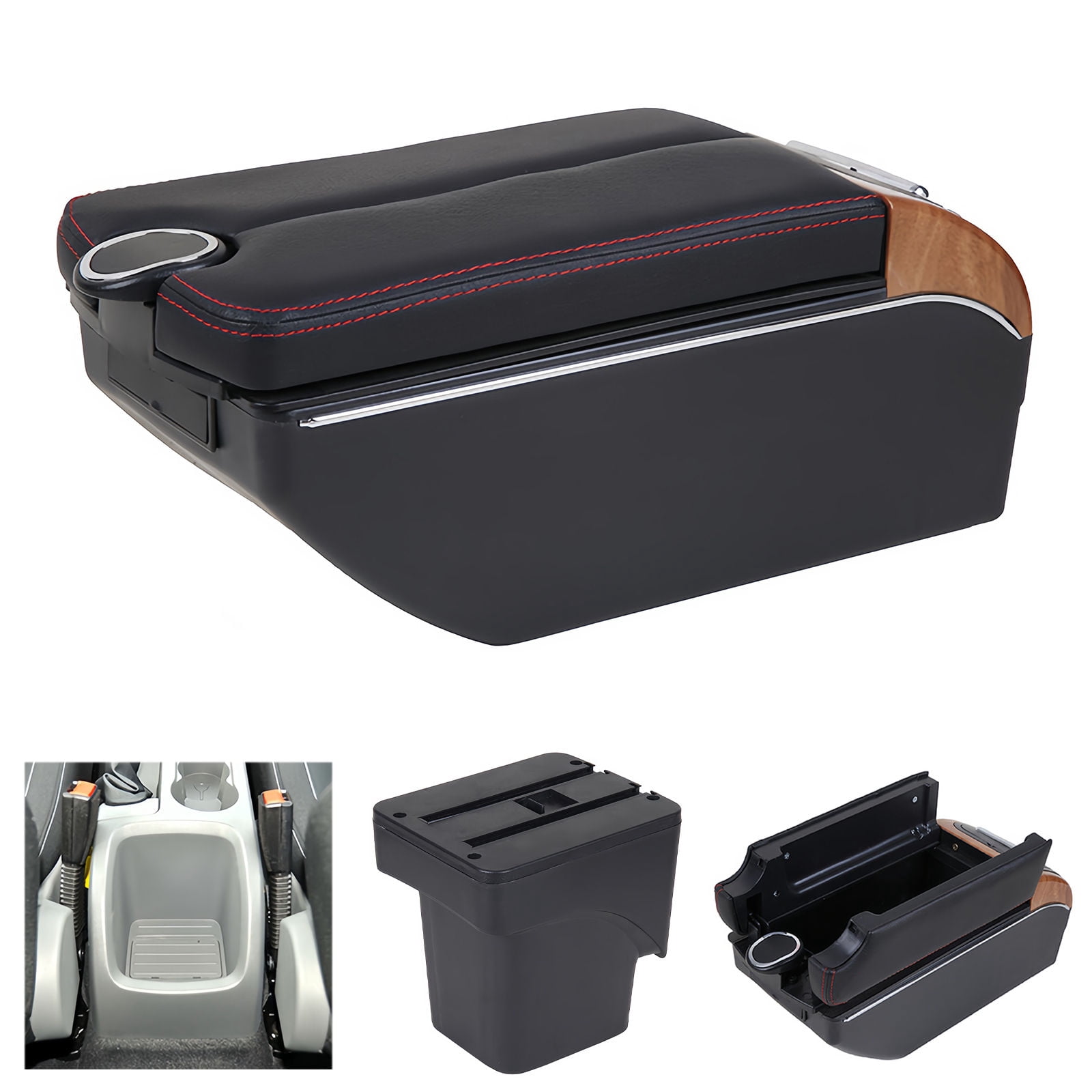 qiden Car Armrest Box for Ford Focus 2 MK2 2005 2006 2007 2008 2009 ...