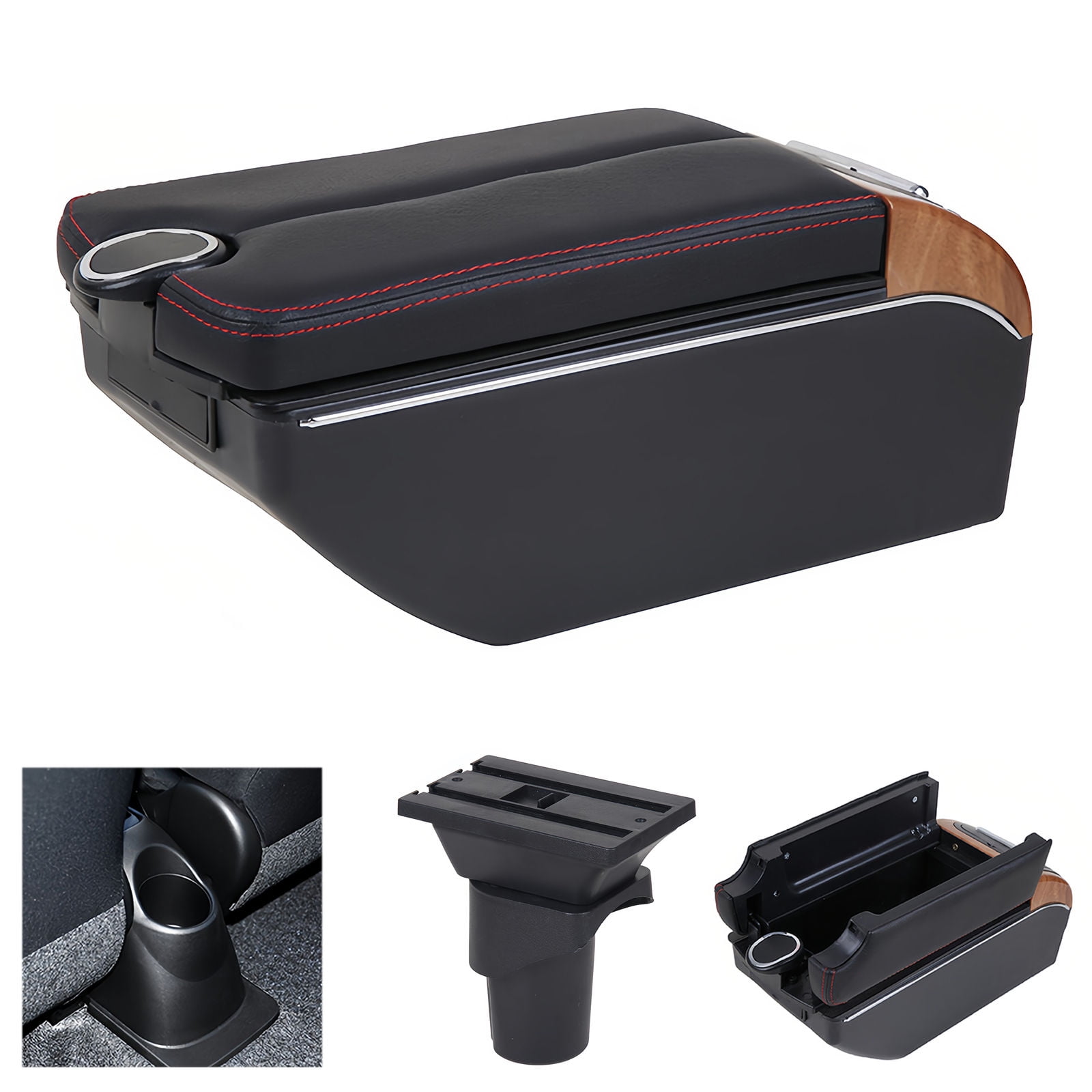 qiden Car Armrest Box for Nissan March Micra 2011-2016 Car Interior ...