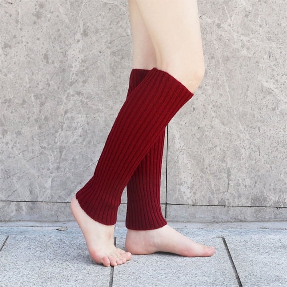 qinhaie Legwarmers for Women Ladies, Knit Leg Warmer for Dance Skating ...