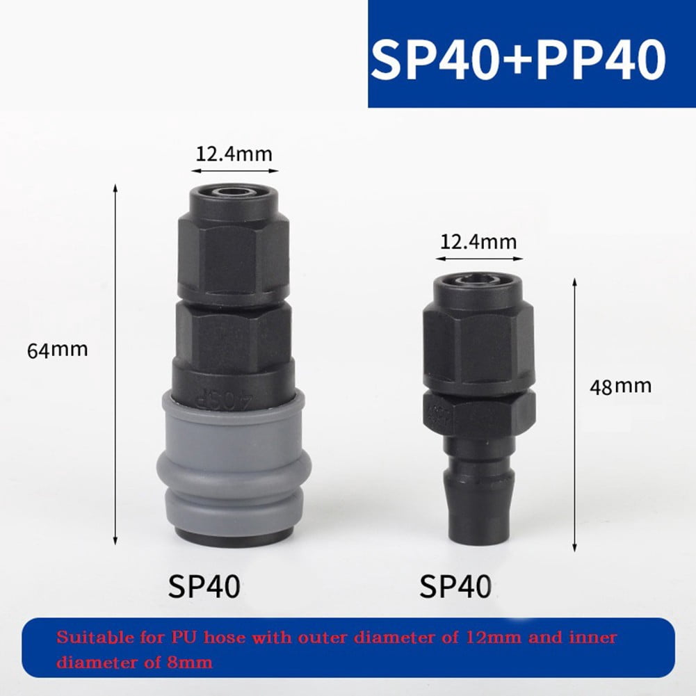 qiya 1 Set C-Type Self-Locking Quick Connector C Type Pneumatic ...