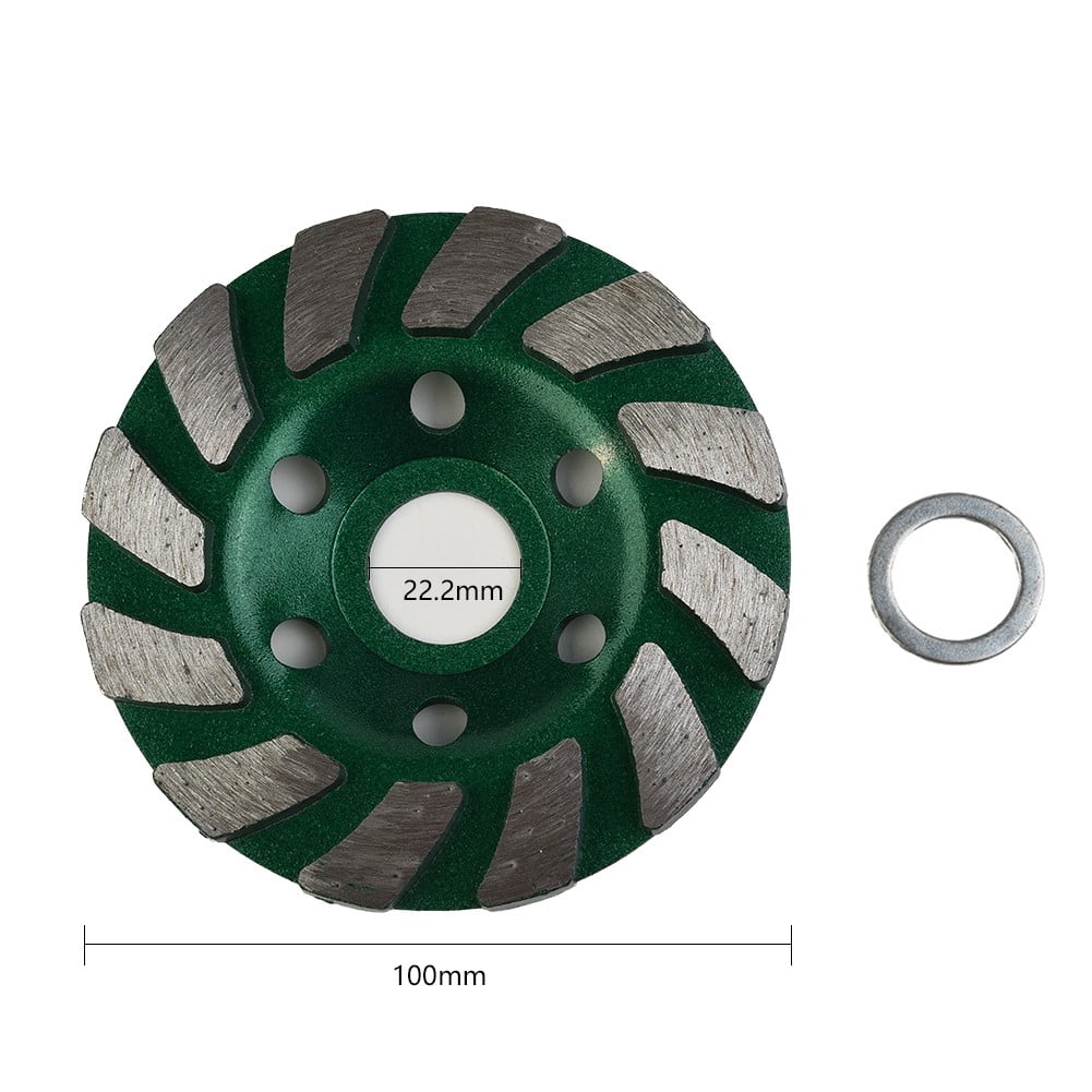 qiya 100mm Segment Grinding CUP Wheel Disc For Grinder Concrete Granite ...