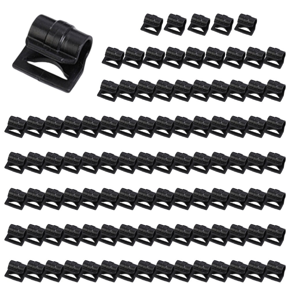 qiya 100pcs Camping Tent Hooks Caravan Awning Tent Pole Plastic Inner C ...