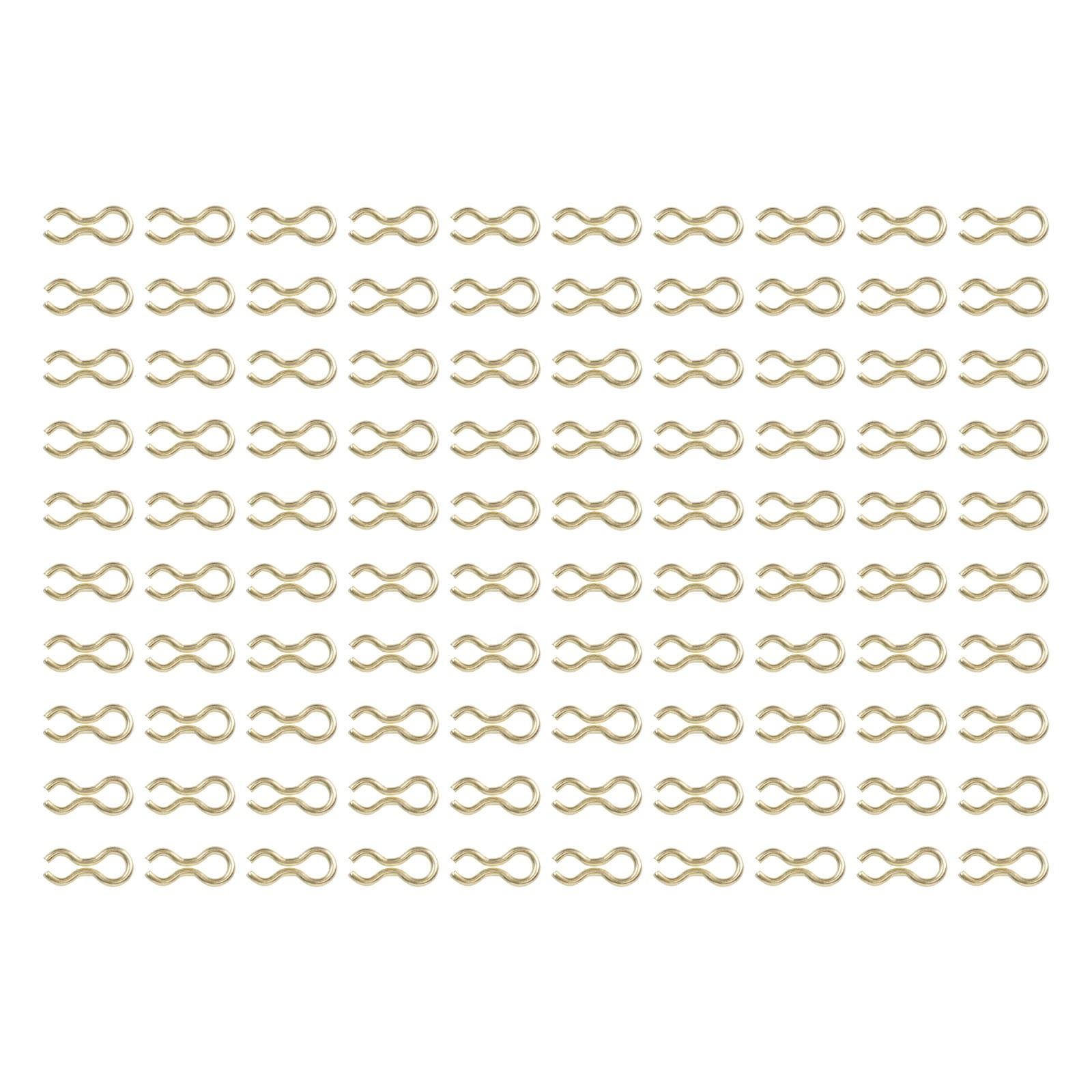 qiya 100pcs Fishing Sinker Eyes Eyelets Bass Fishing Wire Eyes Sinker ...