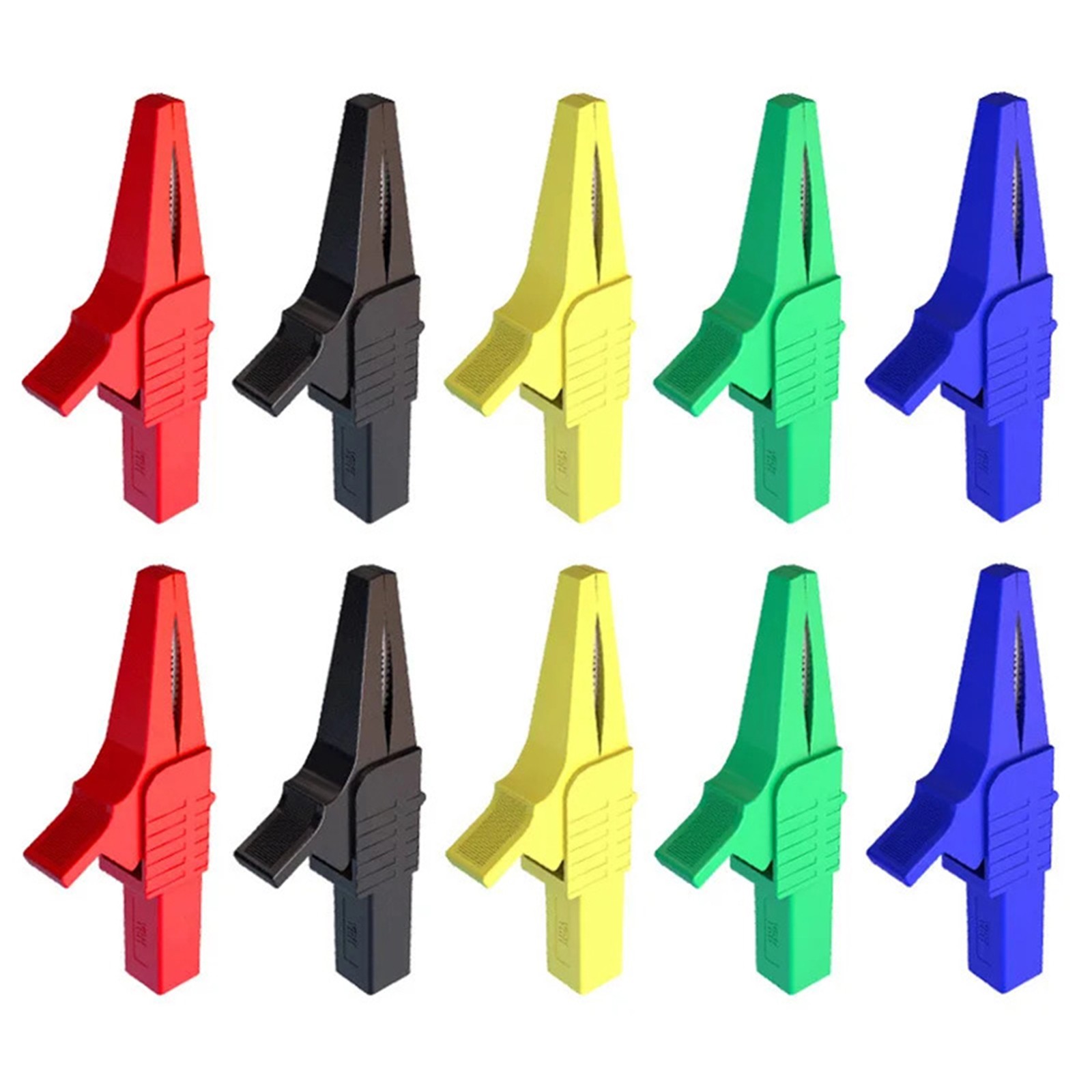 qiya 10PCS Crocodile Clips Nickel-plated Copper 1000V/32A 4mm Banana ...