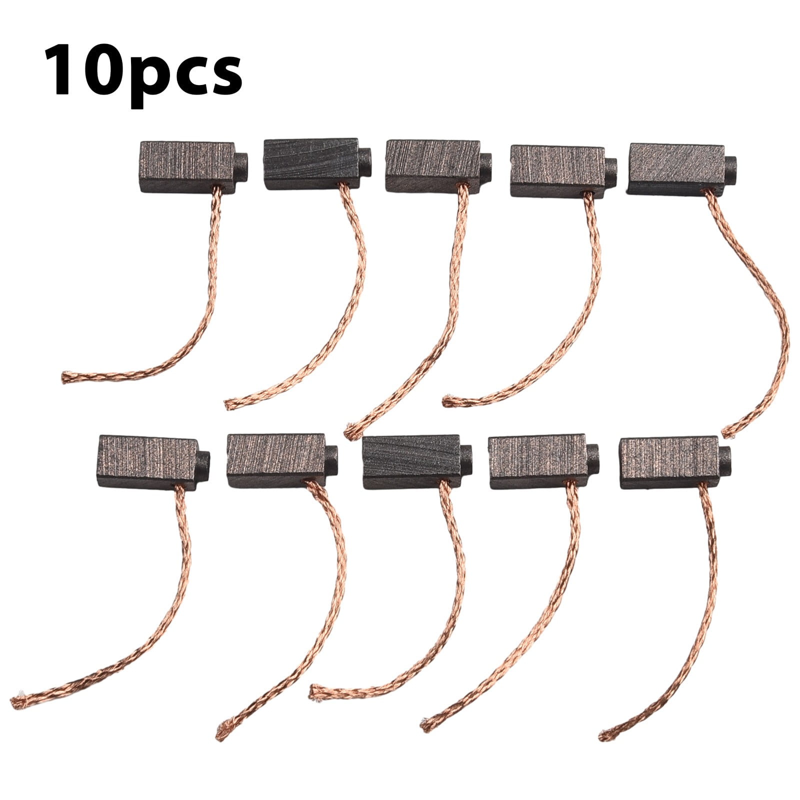 qiya 10Pcs Carbon Brushes Motor Brush For Generic Electric Replacement ...