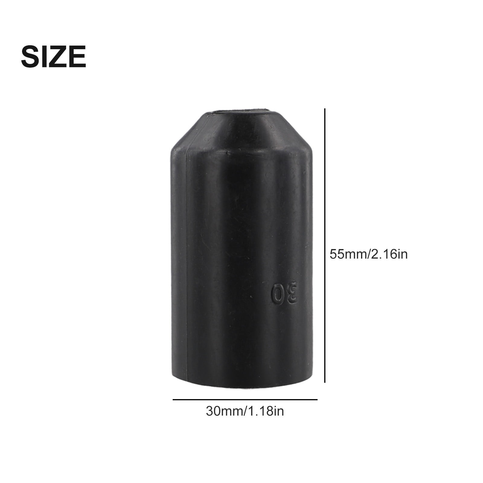 qiya 10pcs Warm Shrink End Cap Heat Shrink Cap Waterproof Protection ...