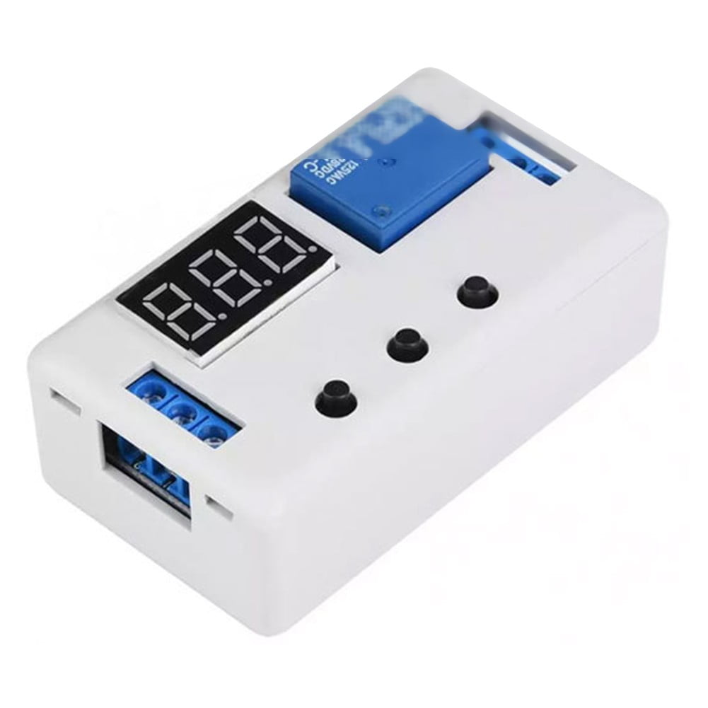 qiya 12V Timer Relay,0.1s to 999 min 50mA On-Off Digital Delay Relay ...