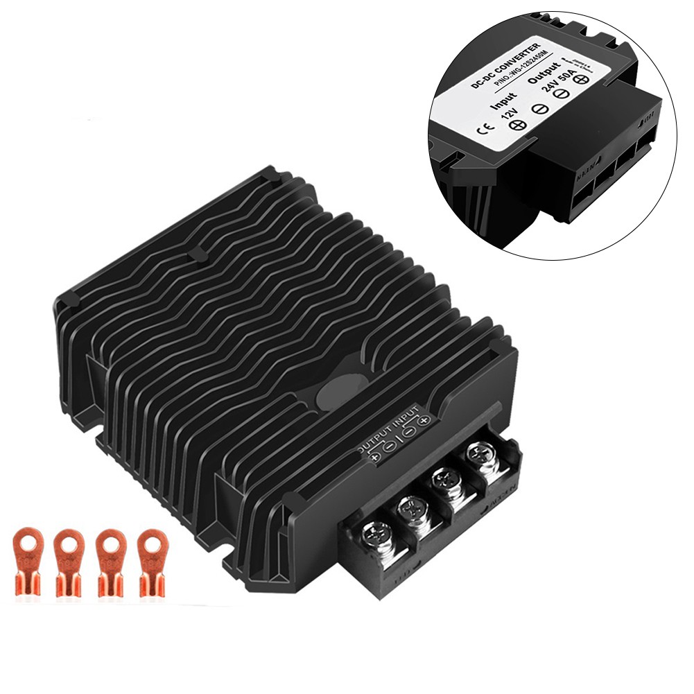 qiya 12V to 24V 30A 700W~1200W High Power Converter DC-DC Step Down ...