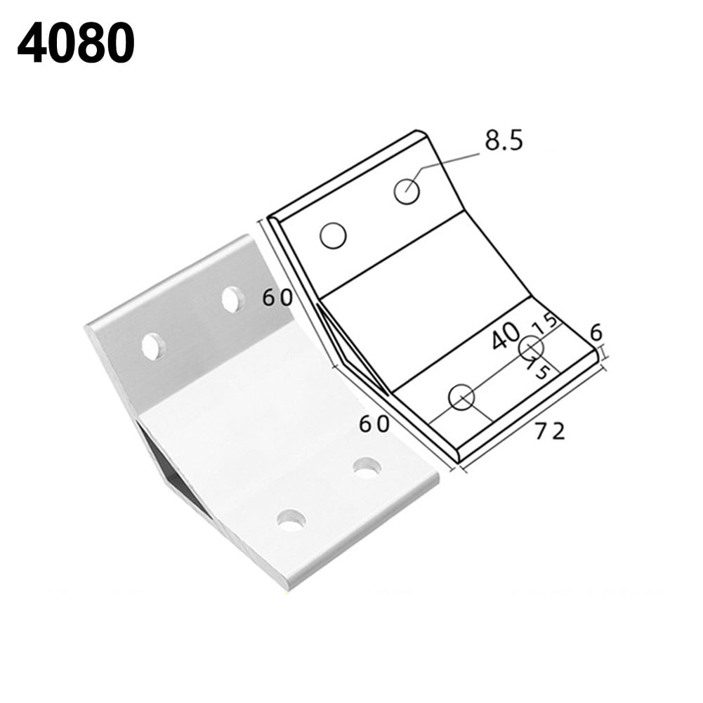 qiya 135 Degree Corner Angle Bracket Connection Joint Fastener for ...