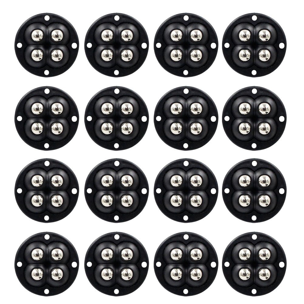qiya 16PCS Appliance Slider Caster Wheels Swivel Wheel Ball Transfer ...