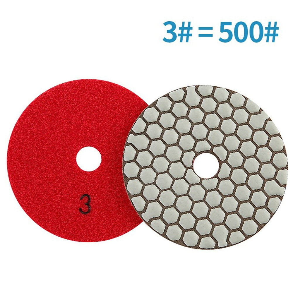 qiya 1PC 4 Inch Diamond Dry Polishing Pad Flexible Sanding Disc For ...