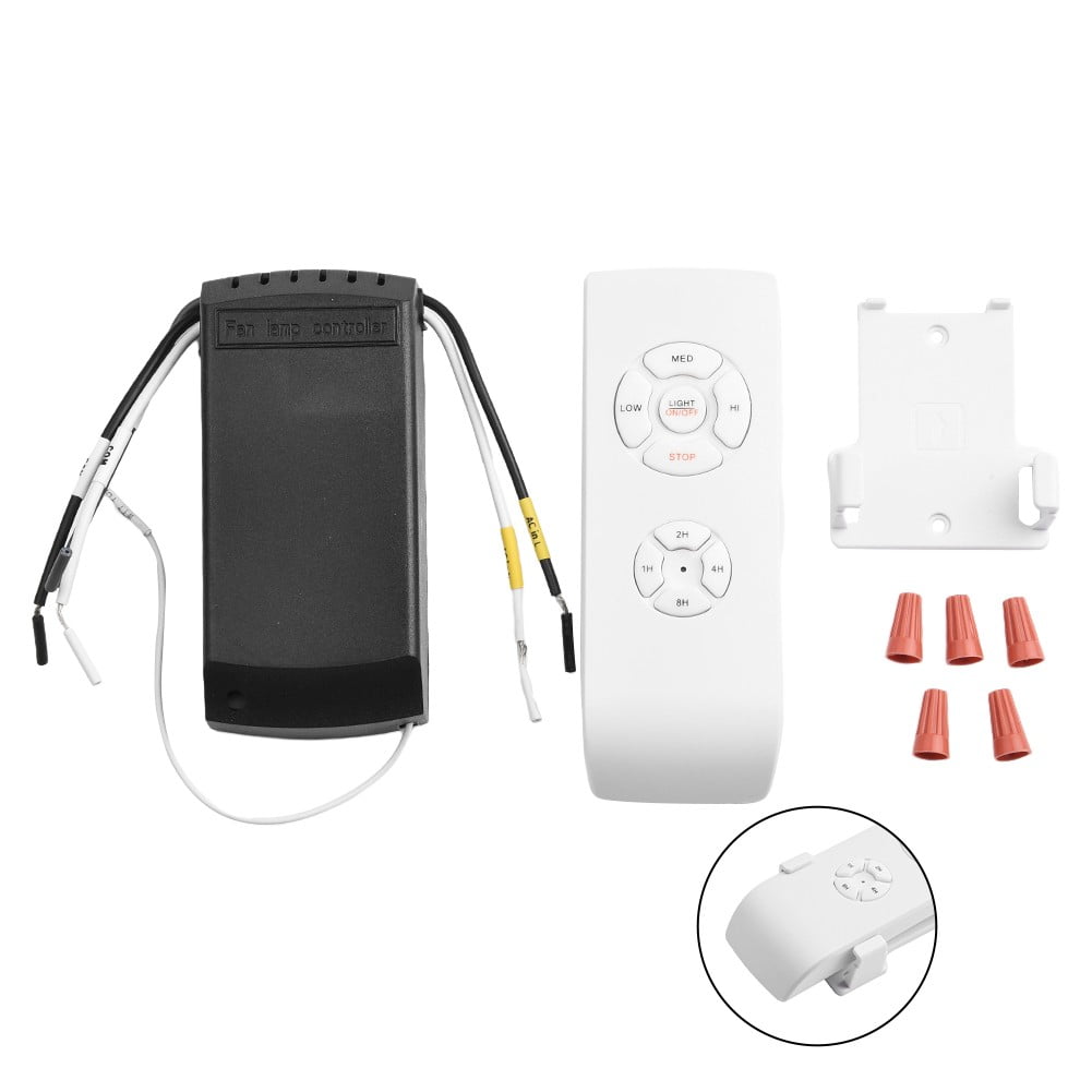 qiya 1Sets Ceiling Fan & Light Remote Control Kit Fan Timing Speed ...