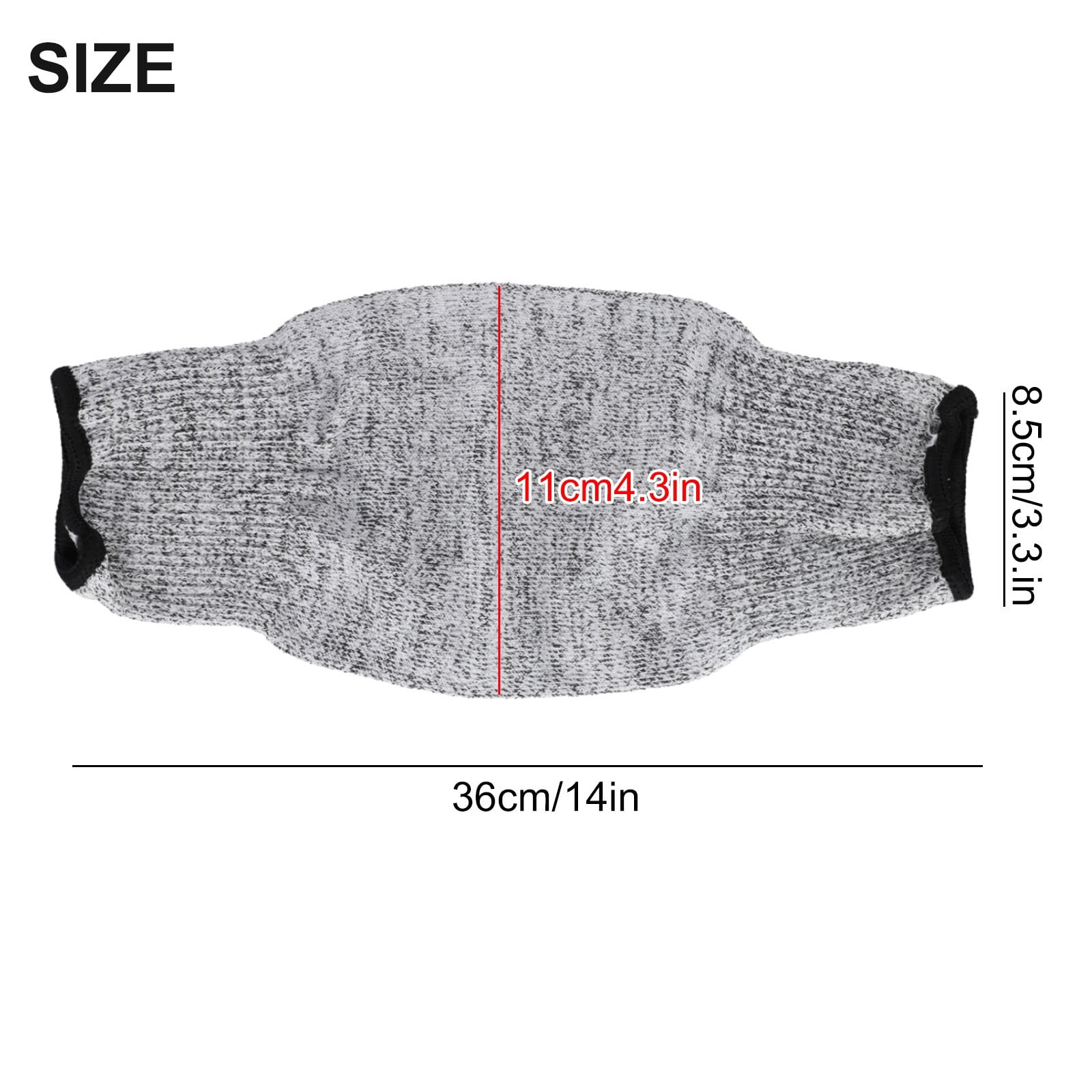 qiya 1pc HPPE Level 5 Anti-cut Arm Sleeve Cover Repairing Protective ...