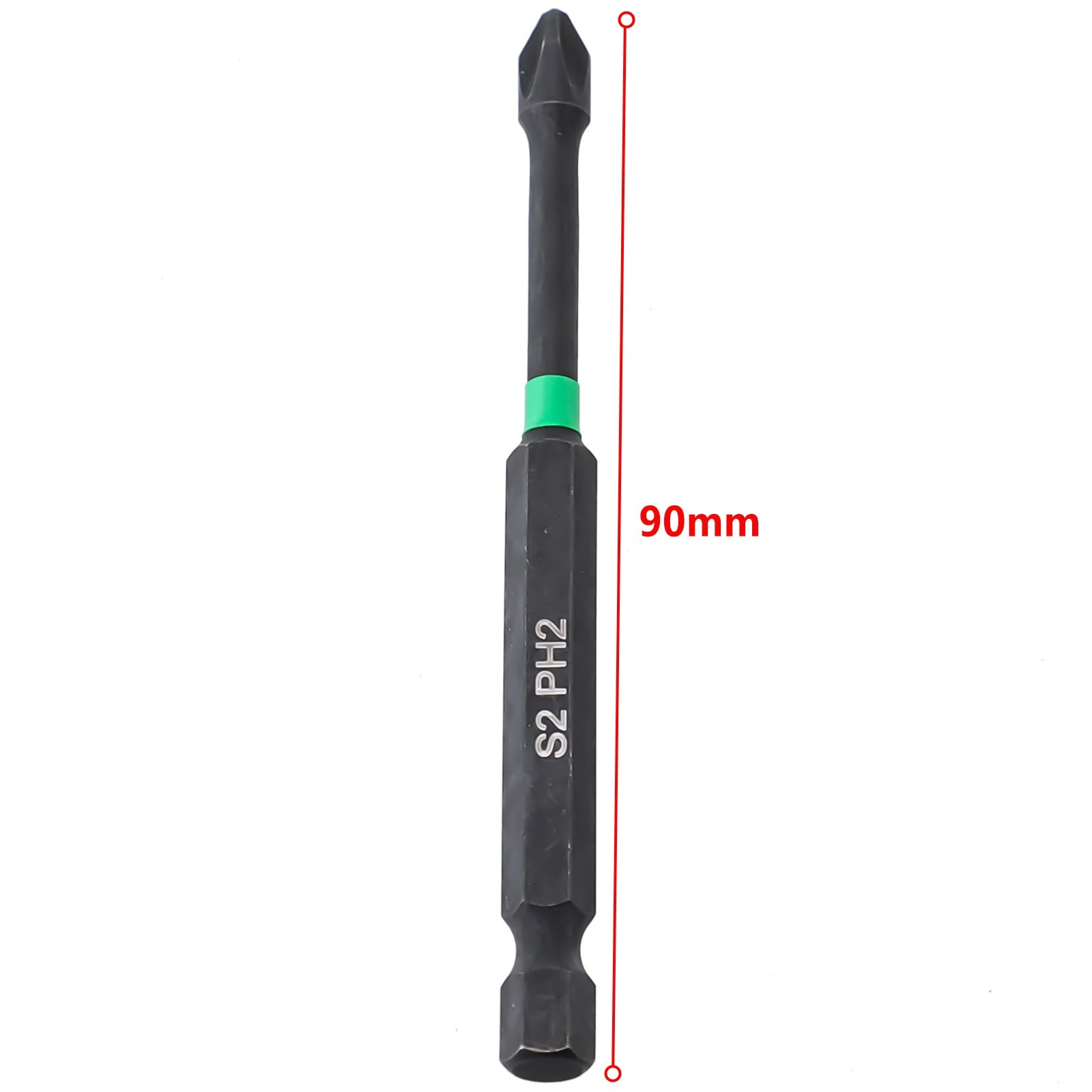 qiya 1pc Magnetic Screwdriver Bit PH2 Cross Non-Slip Batch Head Hex ...