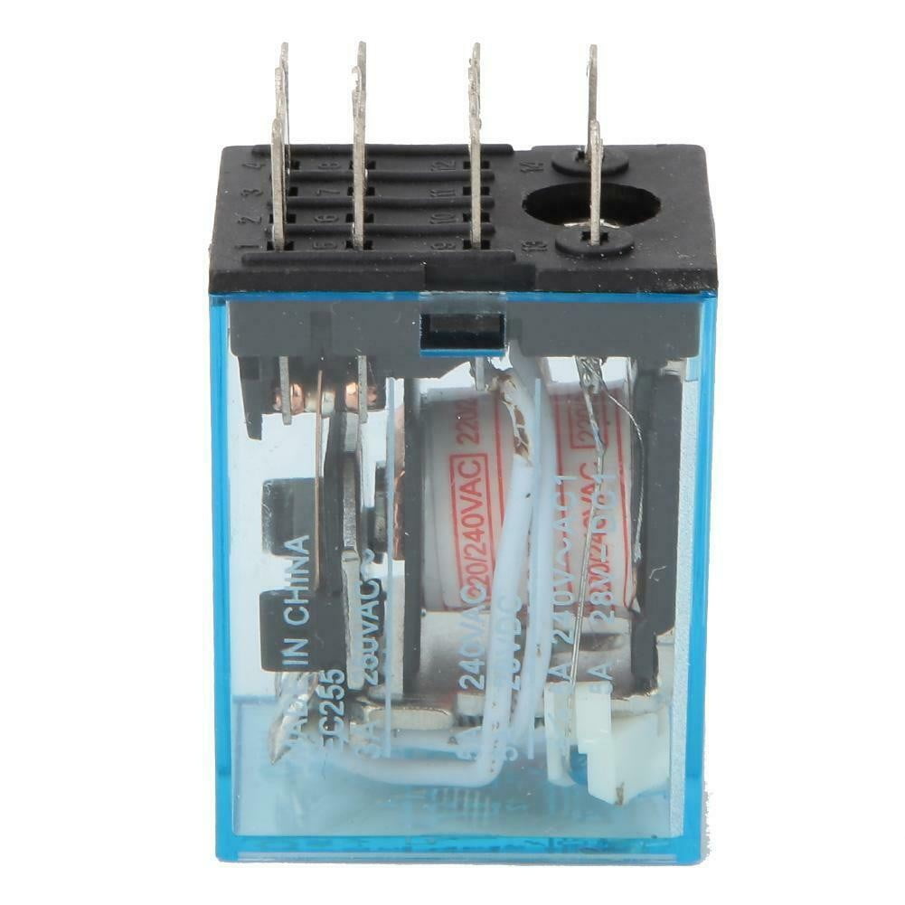 qiya 1pc Relay MY4N-J MY4N MY4 220V 14 Pin 220VAC COIL General Purpose ...