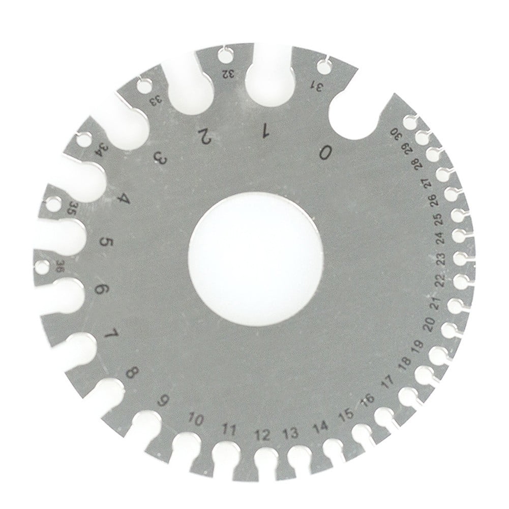 qiya 2 Pcs Metal Sheets Welding Thickness Gauge Wire Gauge Measurement ...