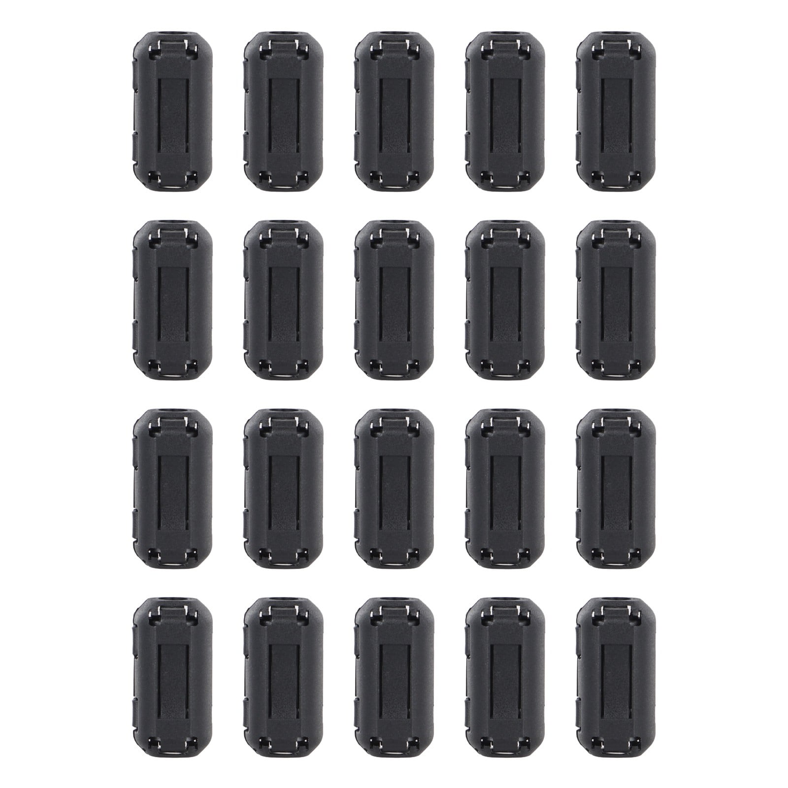 qiya 20 pcs 5mm Ferrite Core Noise Suppressor Filter Ring Cable Clip On ...