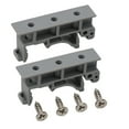 qiya 2PCS 35mm PCB DIN Rail Mounting Adapter PCB Mount Bracket Clips ...