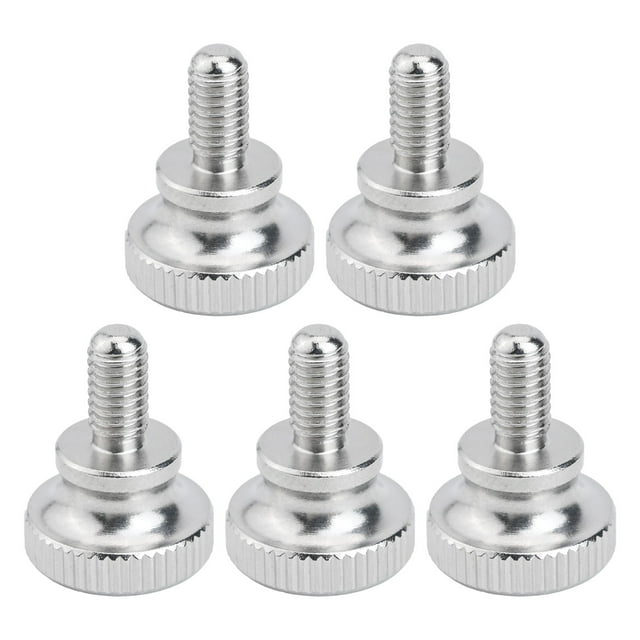 qiya 2pcs GB834 304 Stainless Steel Knurl Head Hand Tighten Glass Lock Thumb Screw Usage Ensures ...