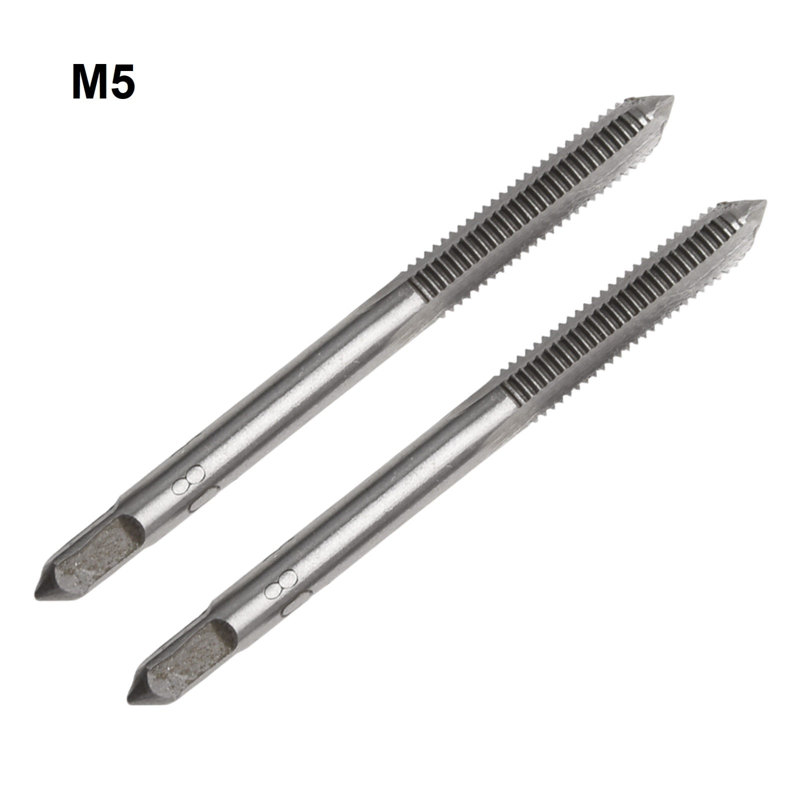 qiya 2pcs HSS Screw Tap Drill Bit Set Straight Flute Plug Tap Machine ...