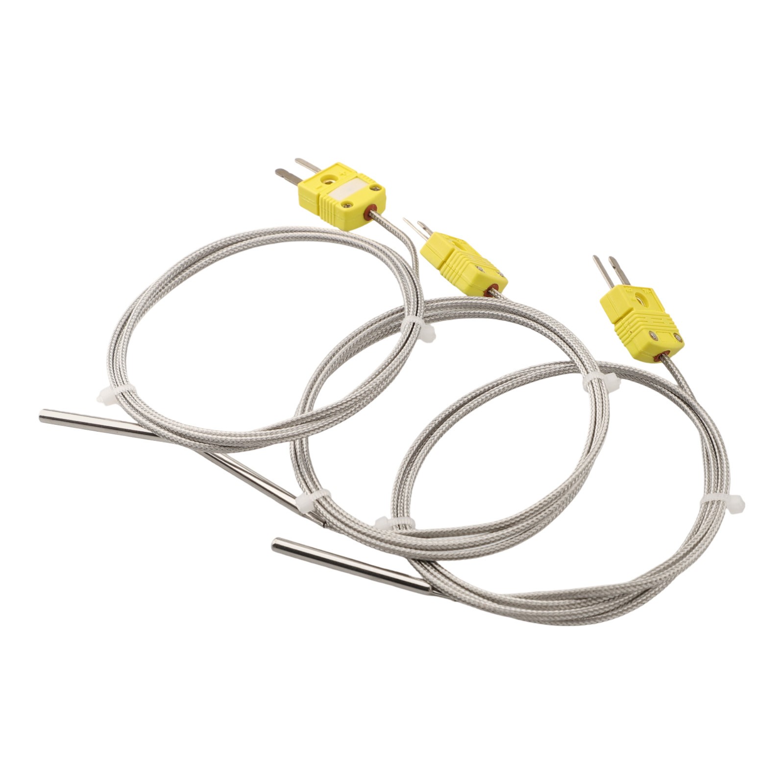 qiya 3Pc Type-K Thermocouple Probe Sensor Metal Headprobe for ...