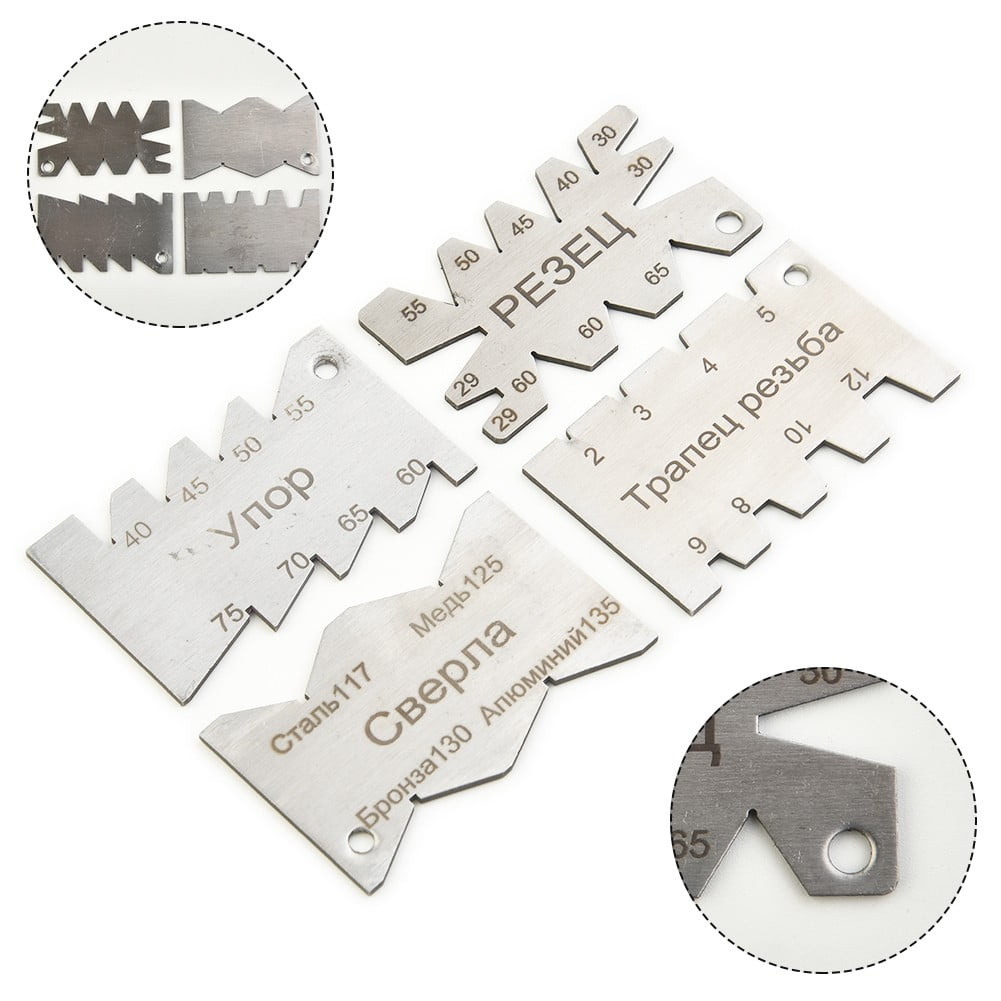qiya 4/1pcs Cutting Angle Gauge Machining Threads Screw Gauges ...