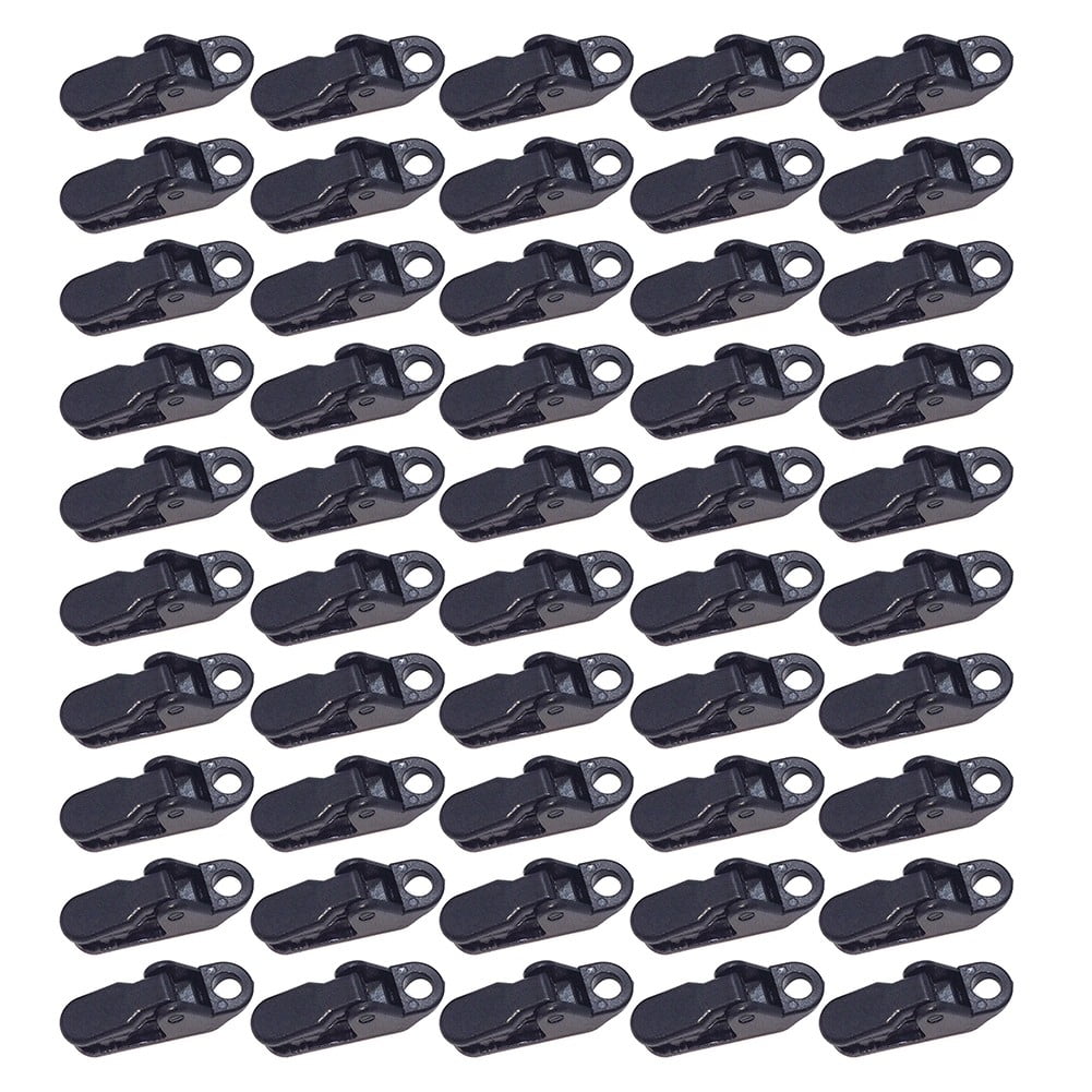 qiya 50pcs Tent Tarp Clips Tarp Clips Clamps Tarp Holder Clips Awning ...