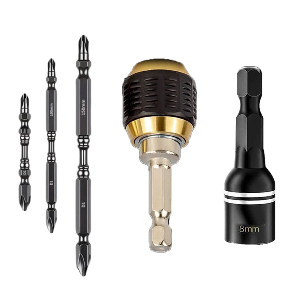 qiya 5pcs 60mm Hex Shank Quick Coupling set self-Locking Connecting Rod ...