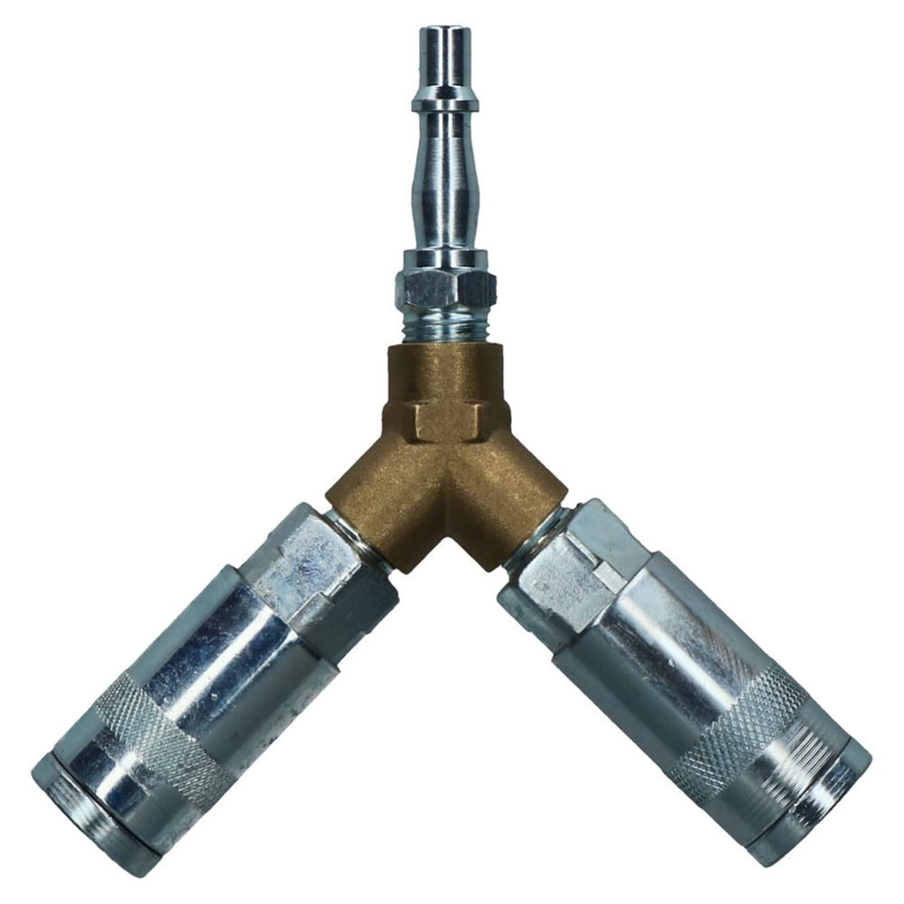 qiya Airline Hose Connectors 3 Way Air Compressor Fittings Y Connector ...
