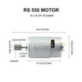 qiya Children Electric Car Motor 550 RS390 RS380 12V 6V DL555 24V 10 ...
