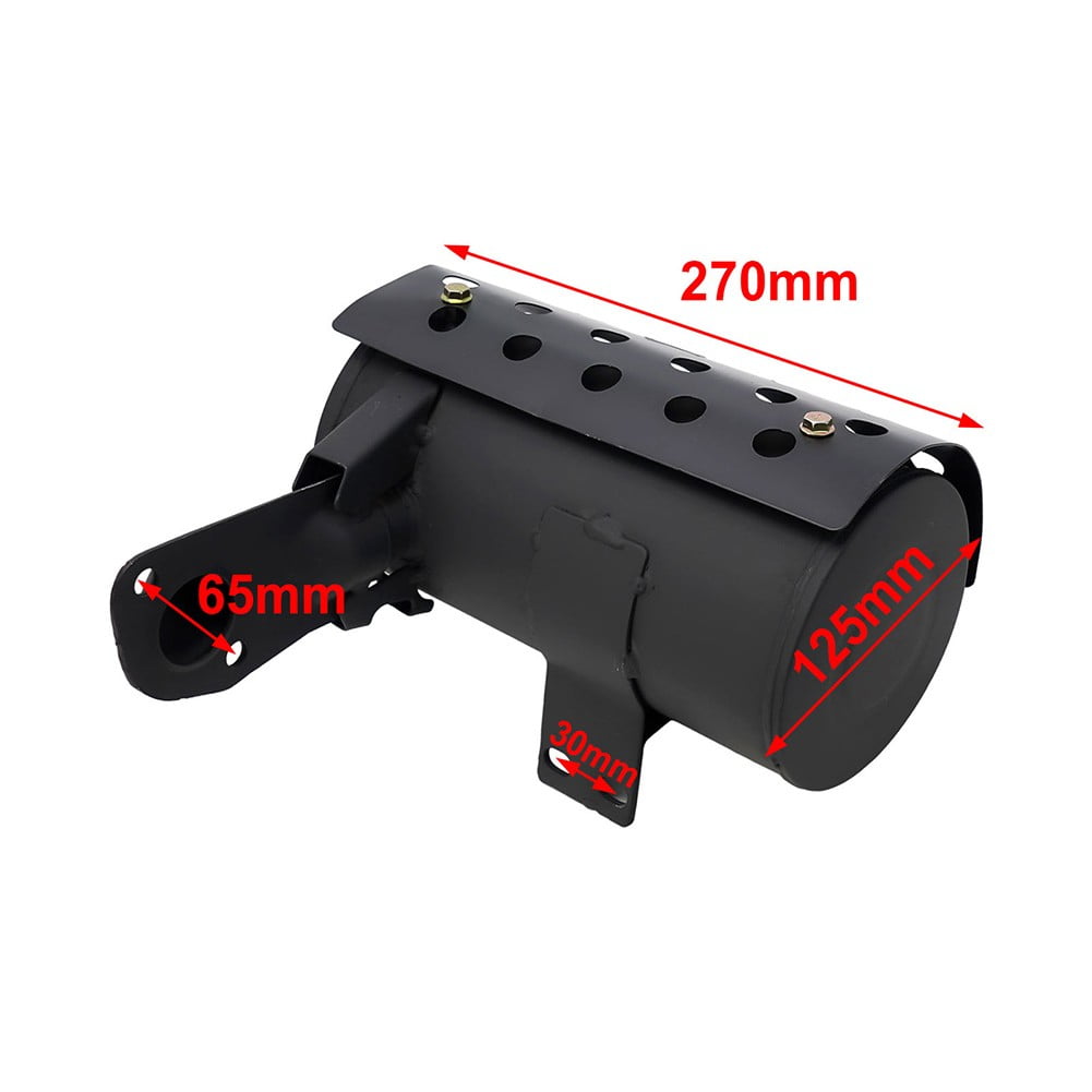 qiya Compact Generator Muffler for 170F 178F 186F 192F Models Easy ...
