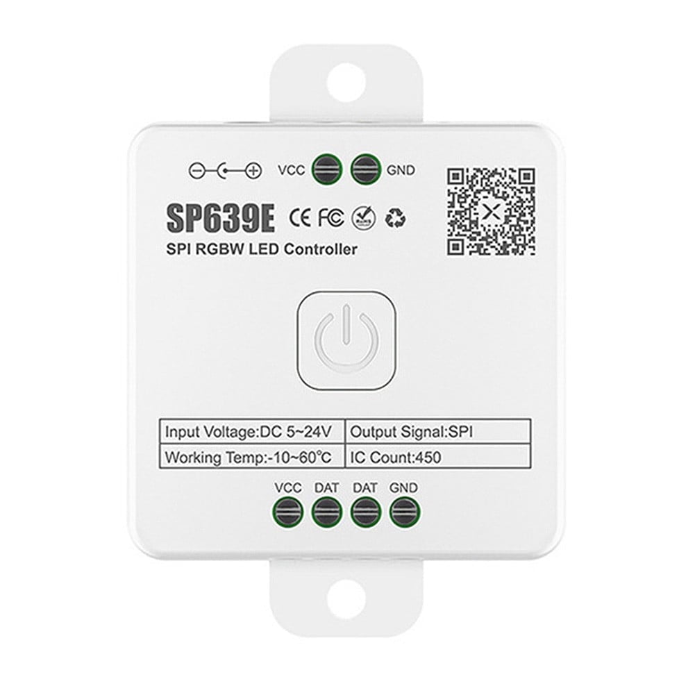 qiya Controller Music Sync Addressable RGB LED Controller DC5V-24V, DIY ...