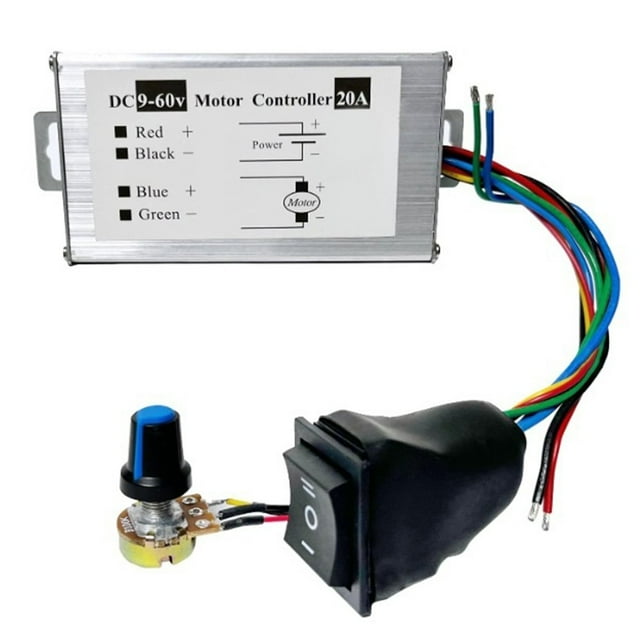 qiya DC Motor Speed Controller Pulse Modulator Regulator Variable Speed ...