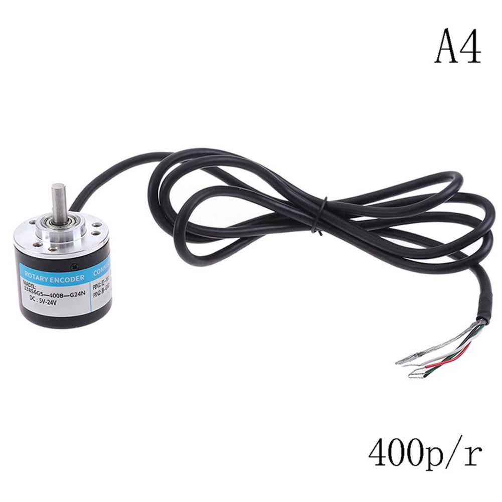 qiya DC5-24V Incremental Optical Rotary Encoder Solid Shaft 3‑Phase Motion Controls - Walmart.com