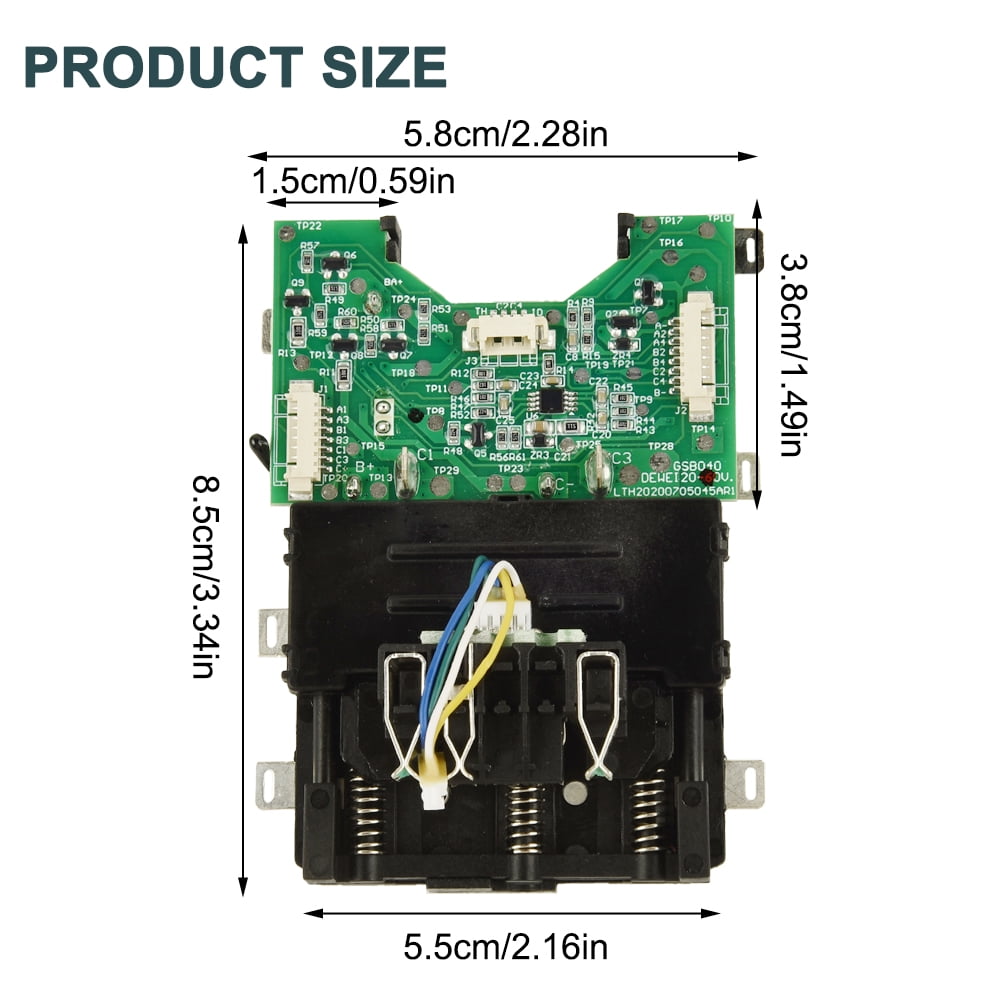 qiya DCB609 Li-ion Battery Charging Protection Circuit Board With 2 ...