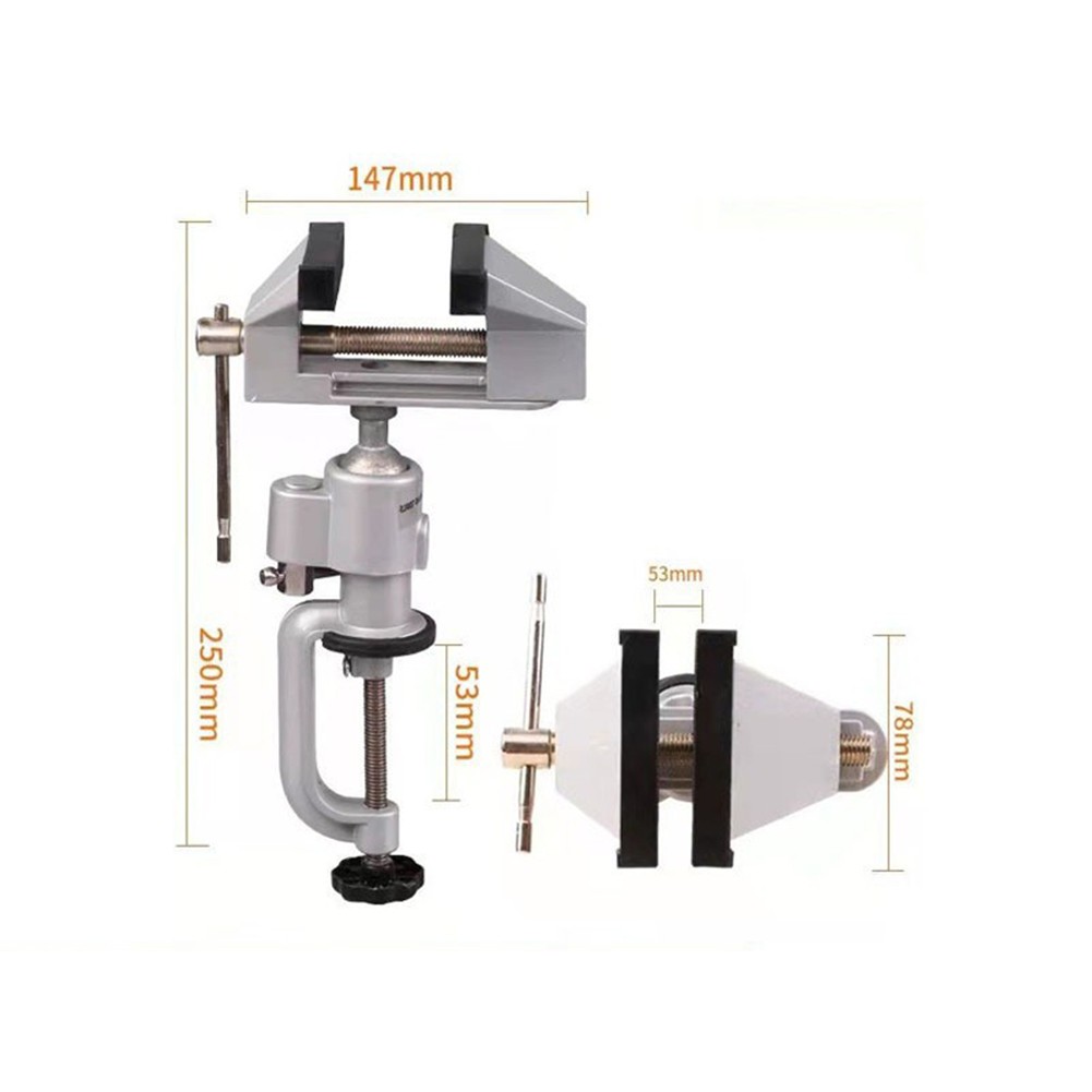 qiya For 360 Rotating Bench Clamp Vises Grinder Holder Drill Stand ...