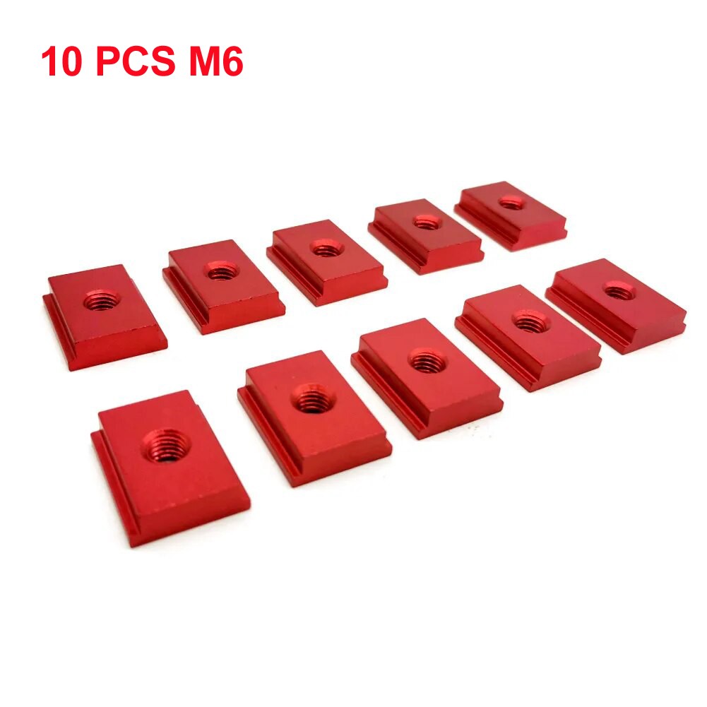 qiya M6 M8 T-track Slider Aluminum Alloy Slot Nut workbench Router ...