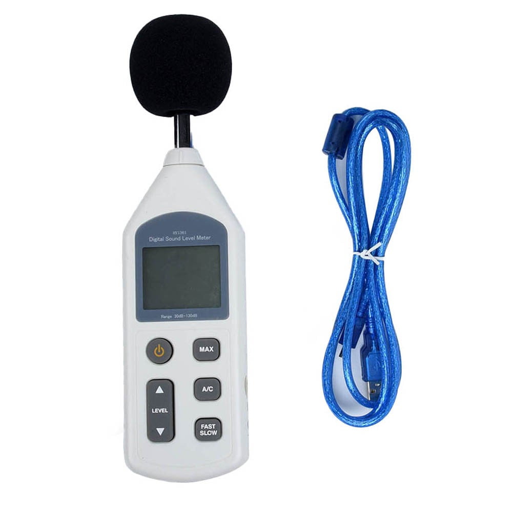 qiya New USB Noise Digital Sound Pressure Level Meter Decibel ...