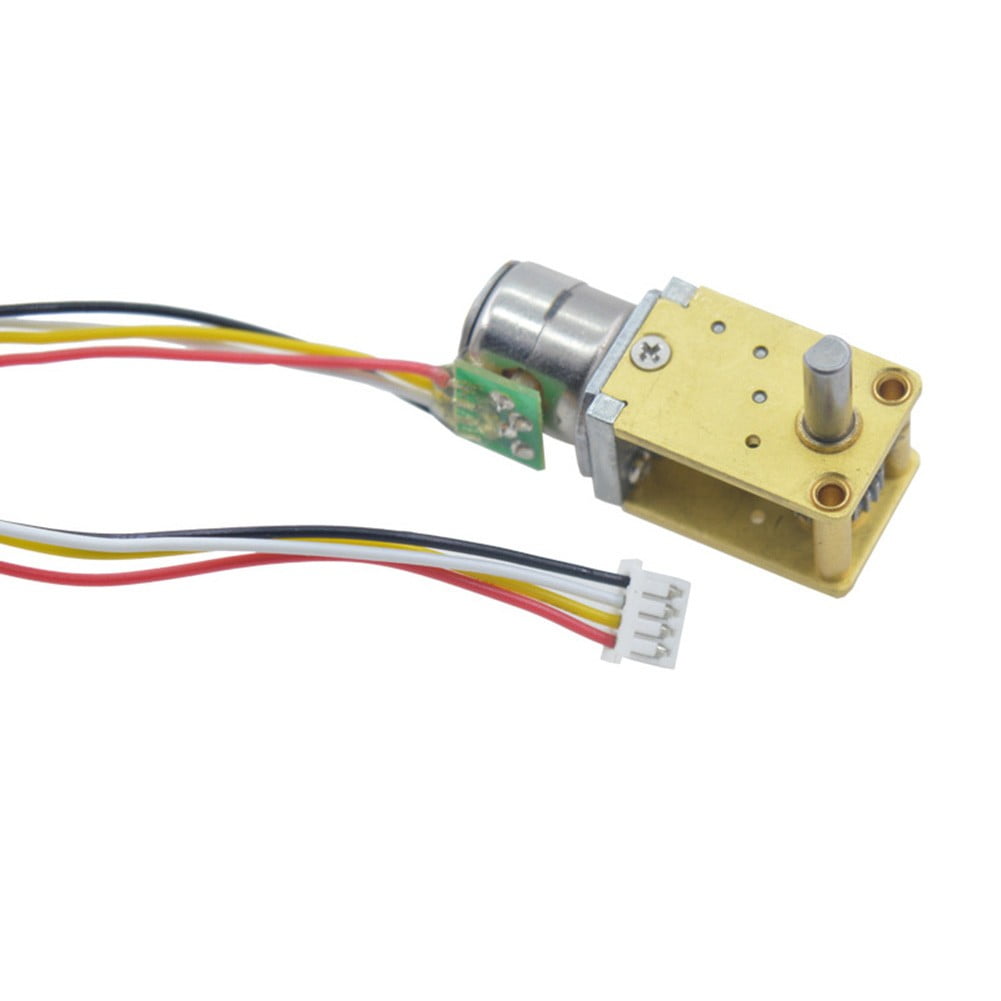 qiya Reduced speed stepper motor DC5V single-phase four-wire dual-axis ...