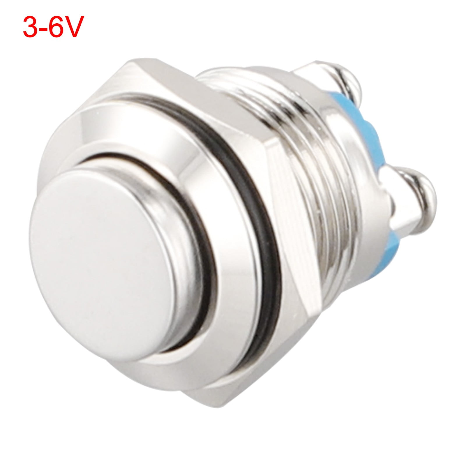qiya Stainless Steel Push Button Momentary Switch 16mm Diameter Vandal ...