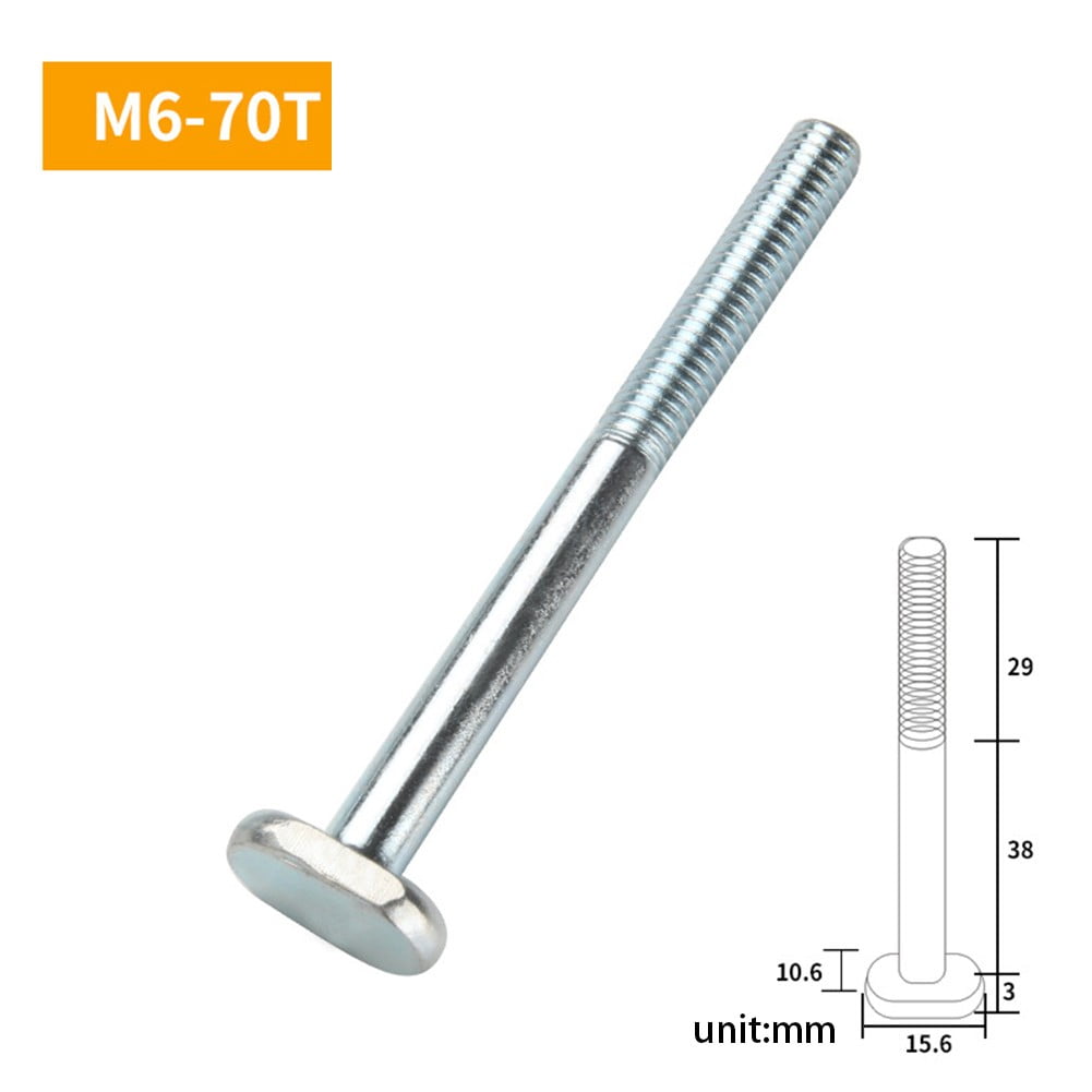 qiya T-Slot Slider T-Track Jig Screw Fixture Rail Special Accessories ...