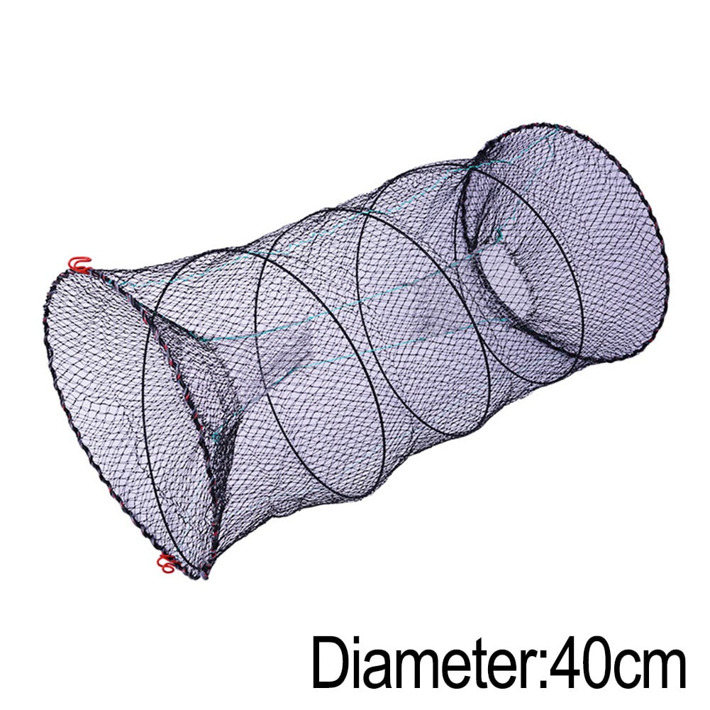 qiya Telescopic Folding Fishing Net Shrimp Fish Trap Carp Large Crab ...