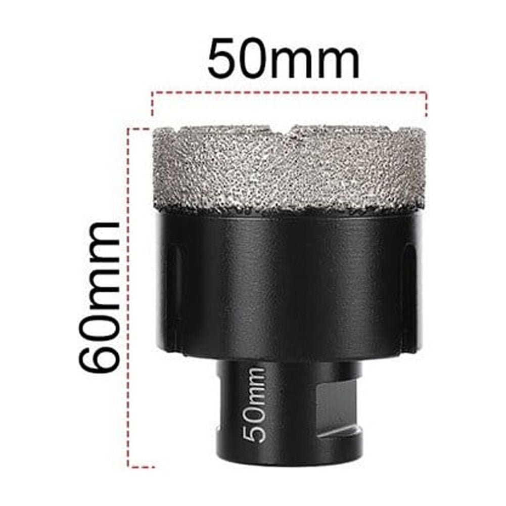 qiya Thread Dry Vacuum Brazed Diamond Drilling Core Bit Porcelain Tile ...