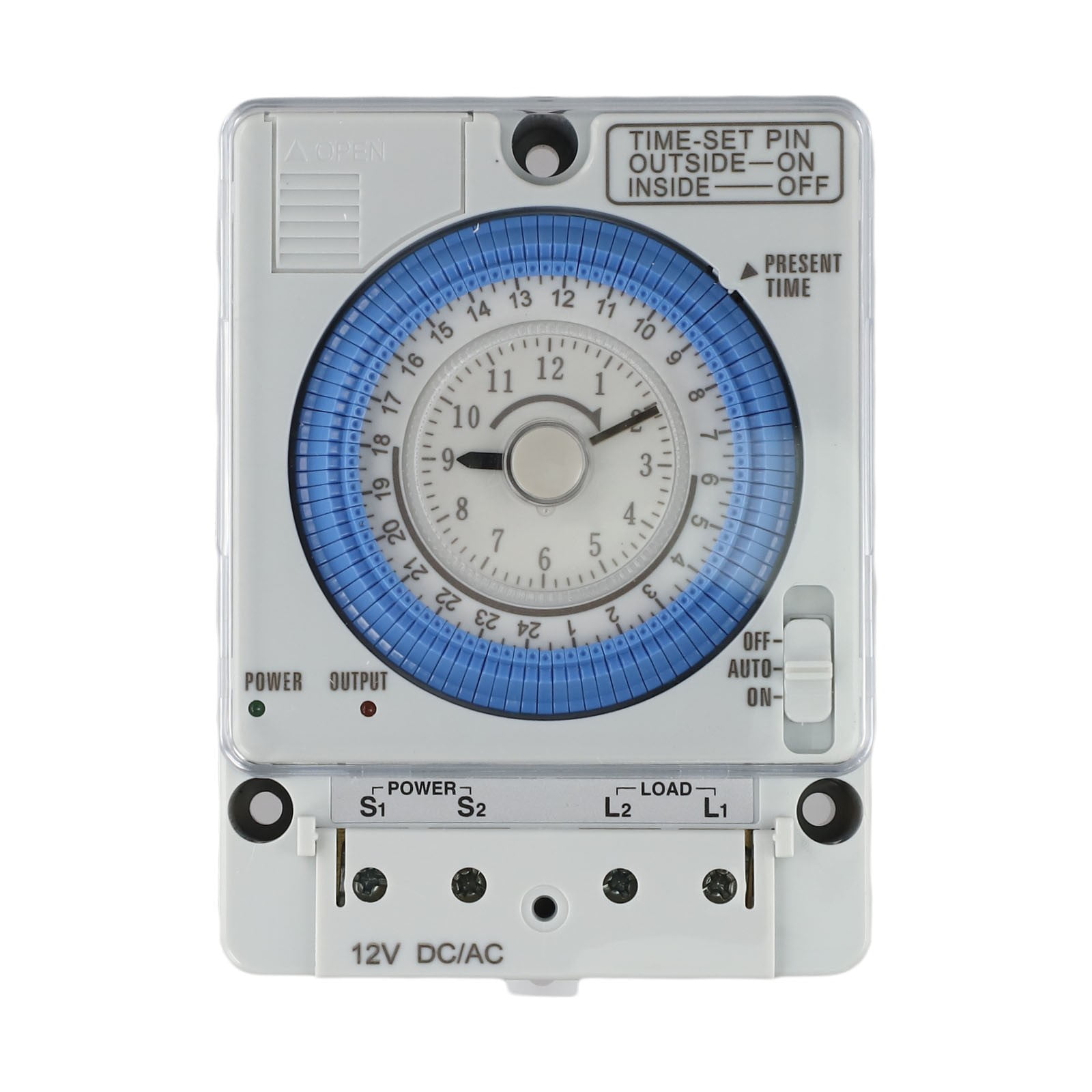 qiya Time control switch TB388 Mechanical timer 24-hour control 110-230VAC time Relay - Walmart.com