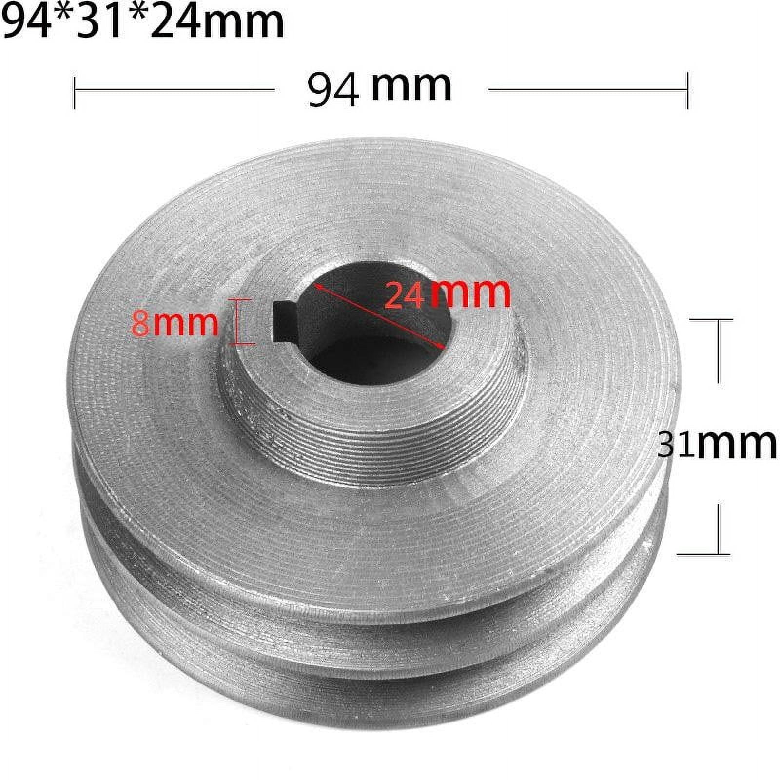 qiya V-Belt pulley A Type Double Slot Pulley Motor Cast Iron Dia Power ...